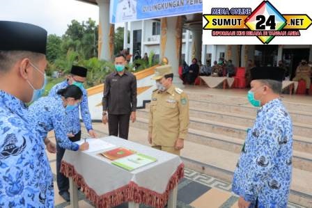 Bupati H. Sukiman Minta PNS Disiplin Dan Berintegritas, “Ambil Sumpah ...